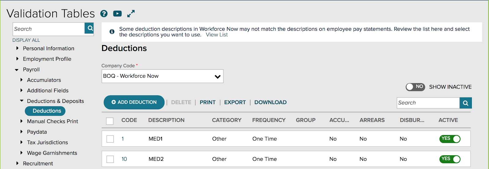 About the ADP Workforce Now API Integration – Support