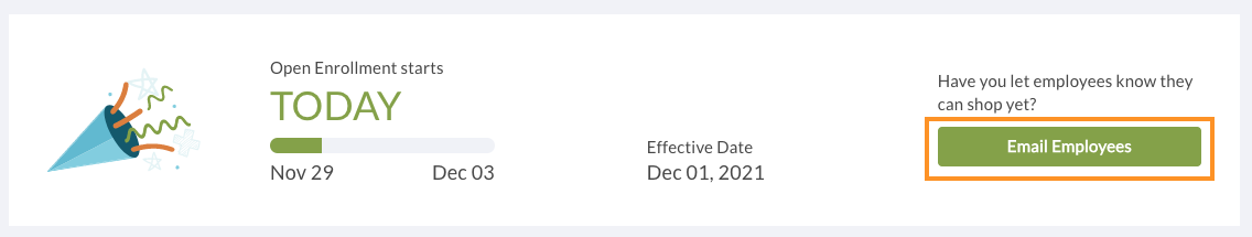 Set up & Kick off Open Enrollment – Support